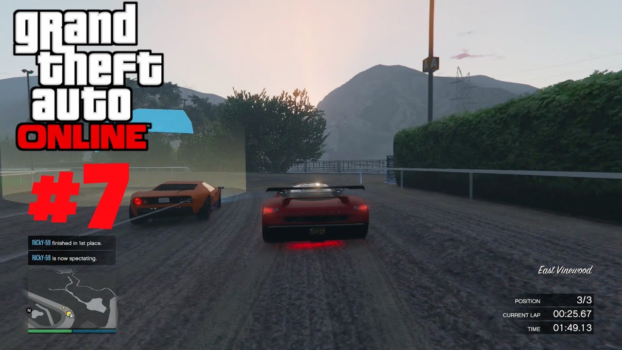 GTA 5 Online - Dirt Track Stunt Loop (Custom Race #7) - YouTube