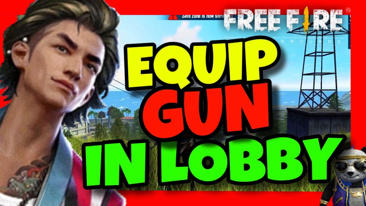How To EQUIP GUN In LOBBY In Free Fire 2024 GUIDE - CHANGE GUN/SKIN In ...