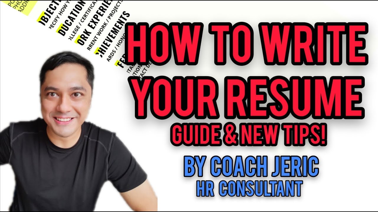HOW TO WRITE A RESUME FOR 2025 Paano gumawa ng resume? Jobs ...