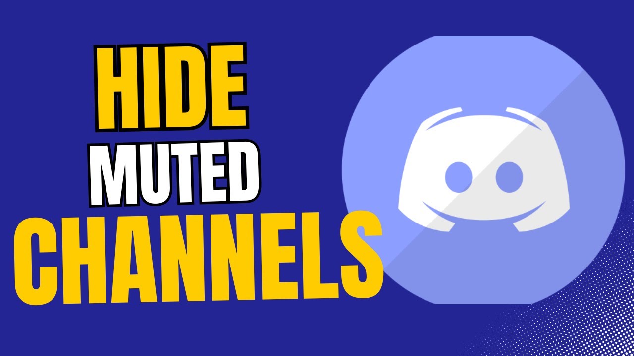How to Hide Muted Channels in Discord Server on PC (2024) - YouTube