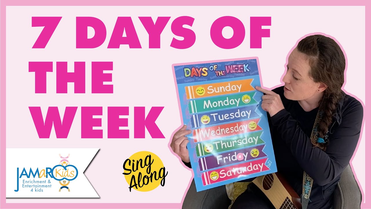 7 Days of the Week | JAMaROO Kids Educational Video | Children's Music ...
