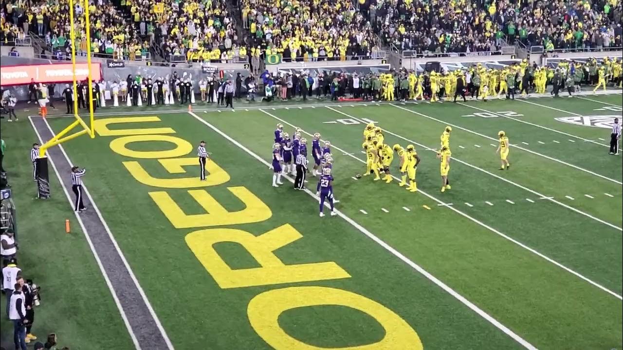 11/12/22 - Noah Whittington Touchdown - Oregon vs. Washington Football - Eugene, OR - YouTube