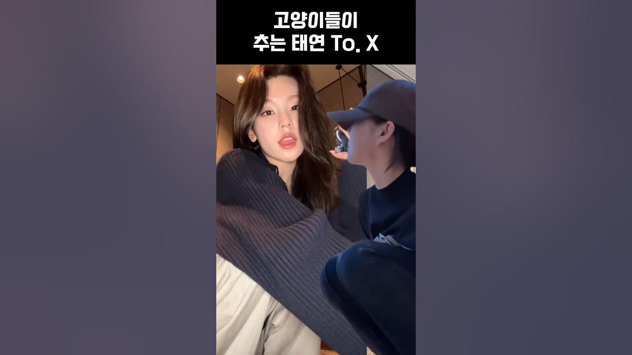 [JYP] JYP 고양이들이 추는 태연 To. X - YouTube