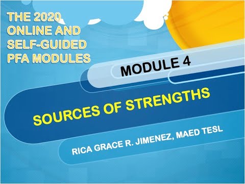 PFA Module 4 Sources of Strengths - YouTube