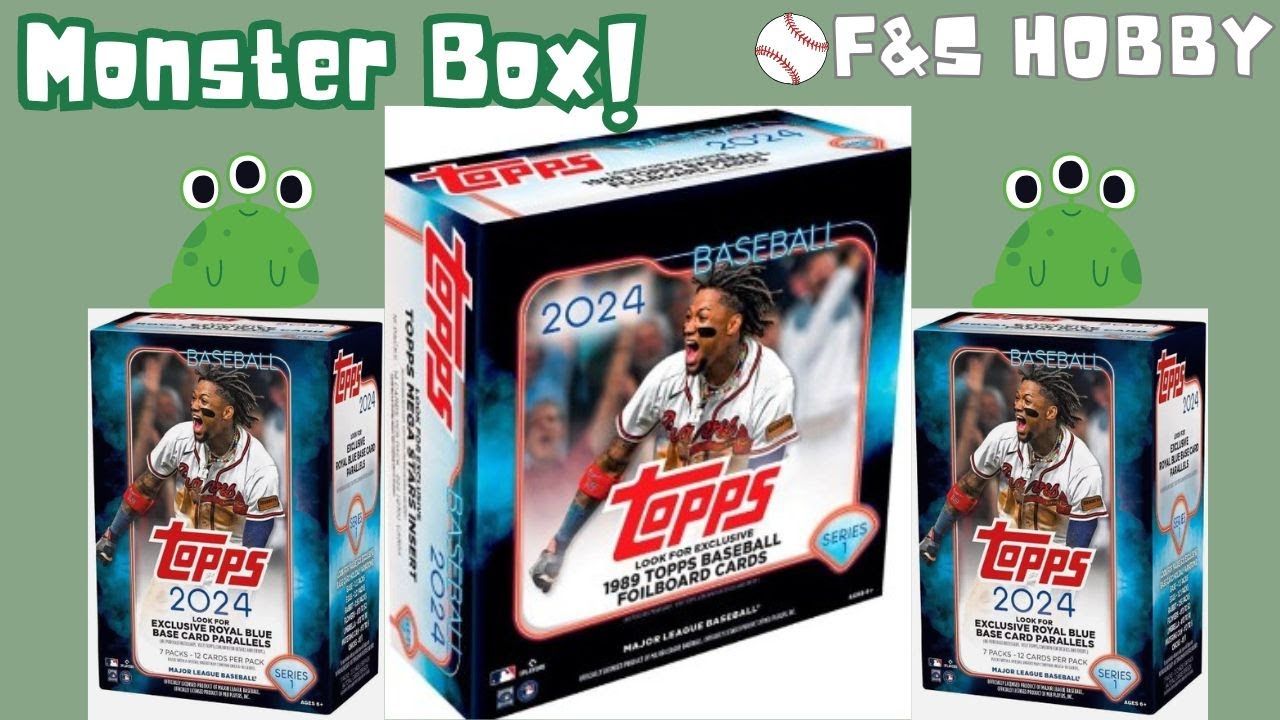 2024 TOPPS BASEBALL SERIES 1 MONSTER BOX REVIEW PLUS a couple little ...