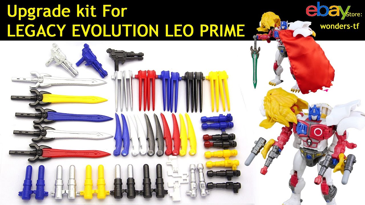 upgrade kit for transformers legacy evolution leo prime - YouTube