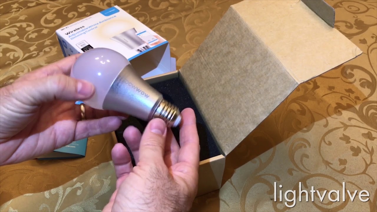 Smart LED Light Bulb works with Alexa, Google Home, and Nest - YouTube