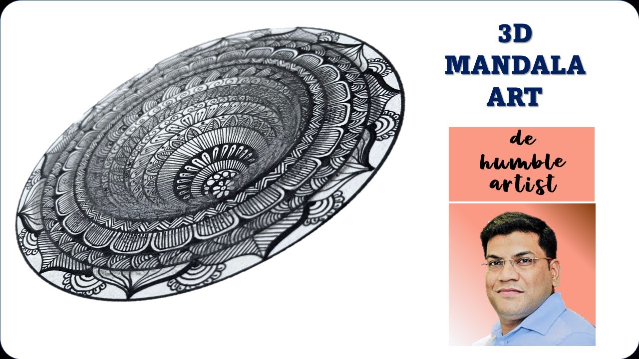 3D Mandala | Easy Step by Step | Tutorial - YouTube