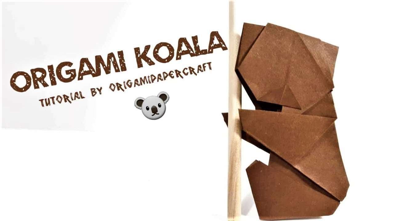 How To Make An Origami Koala 🐨 Tutorial By OrigamiPaperCraft - YouTube