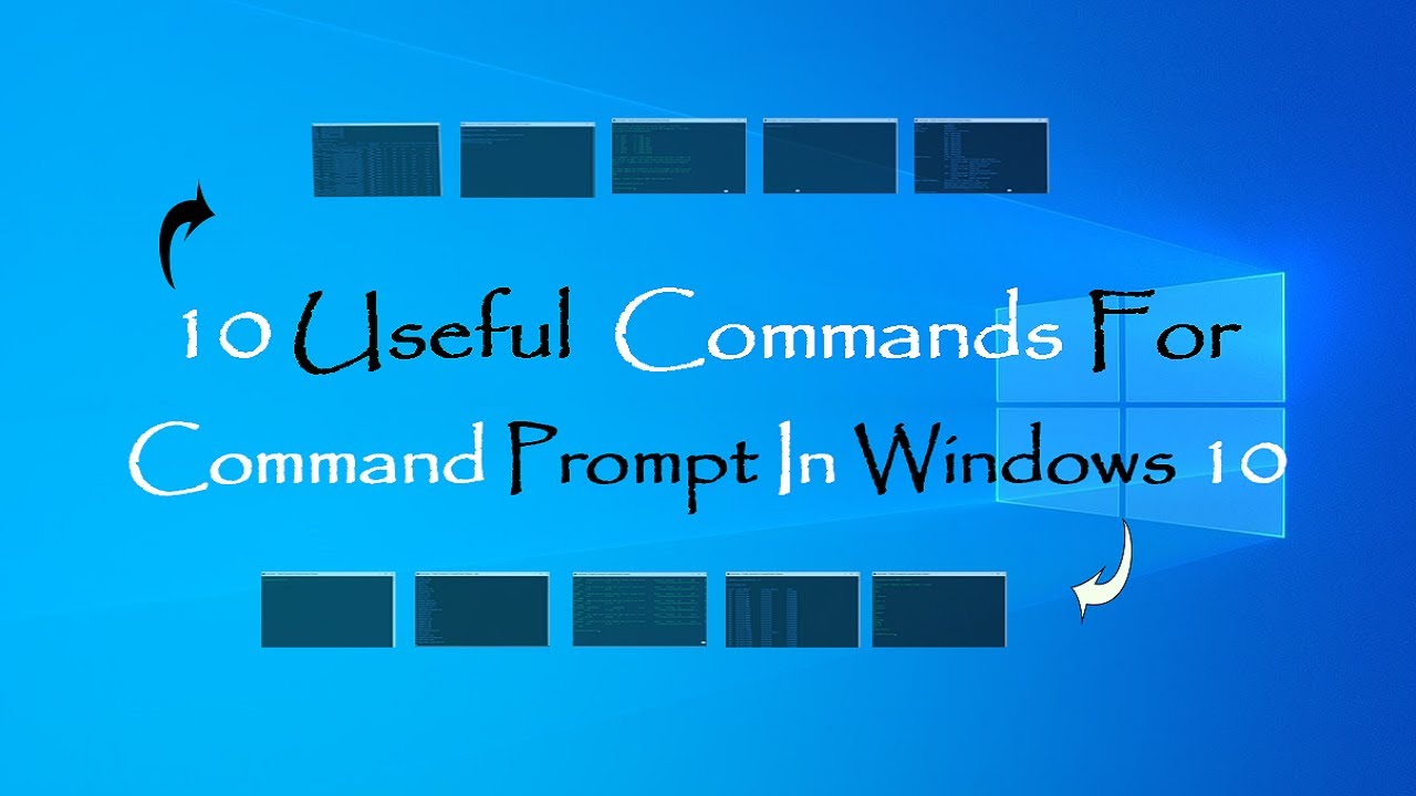 10 Useful Commands For Command Prompt In Windows | Tuts Blocks - YouTube