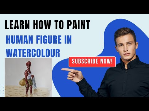 Learn How to Paint Human Figure in Watercolour . #watercolourpainting # ...