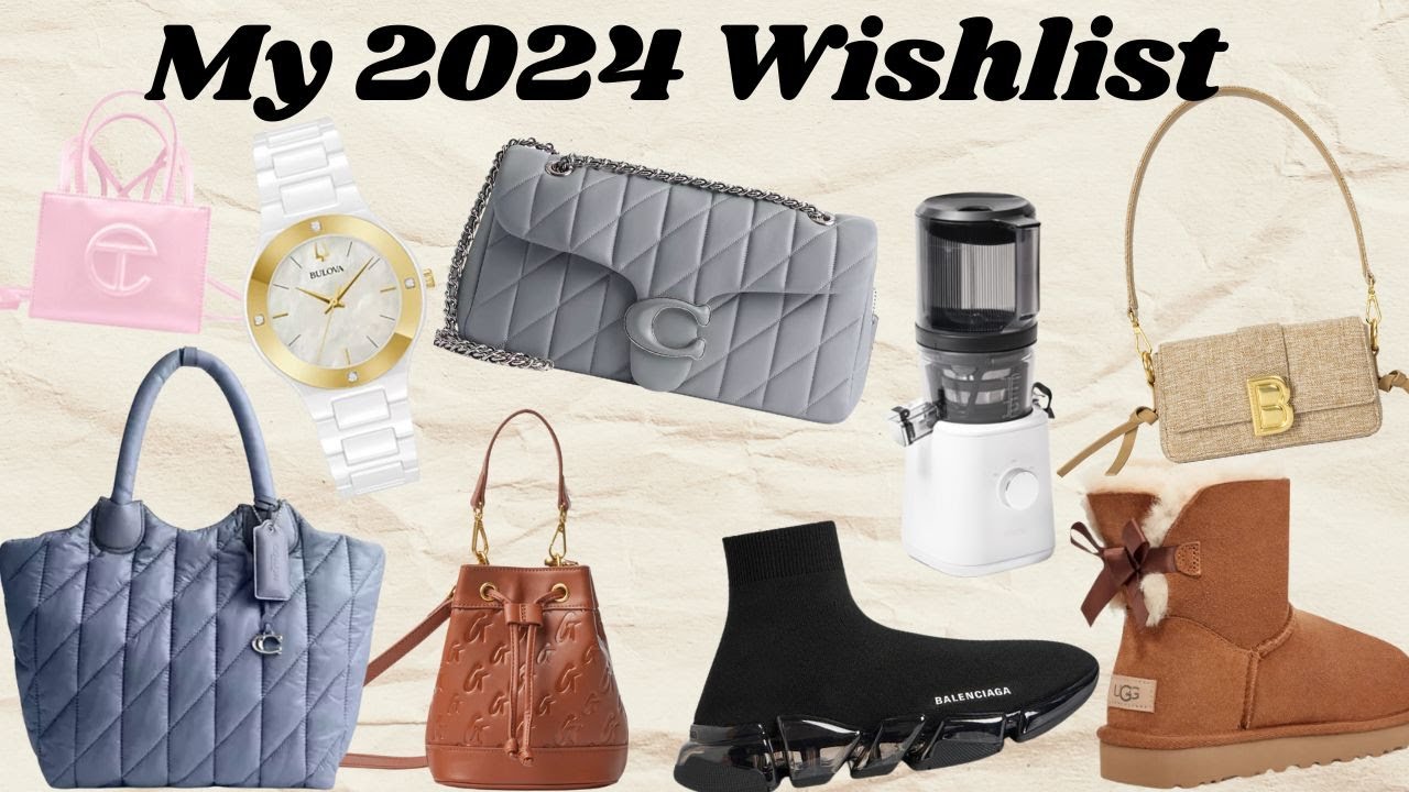 MY WISHLIST 2024 | PERFUMES | LUXURY ITEMS | PRACTICAL ITEMS & MORE ...