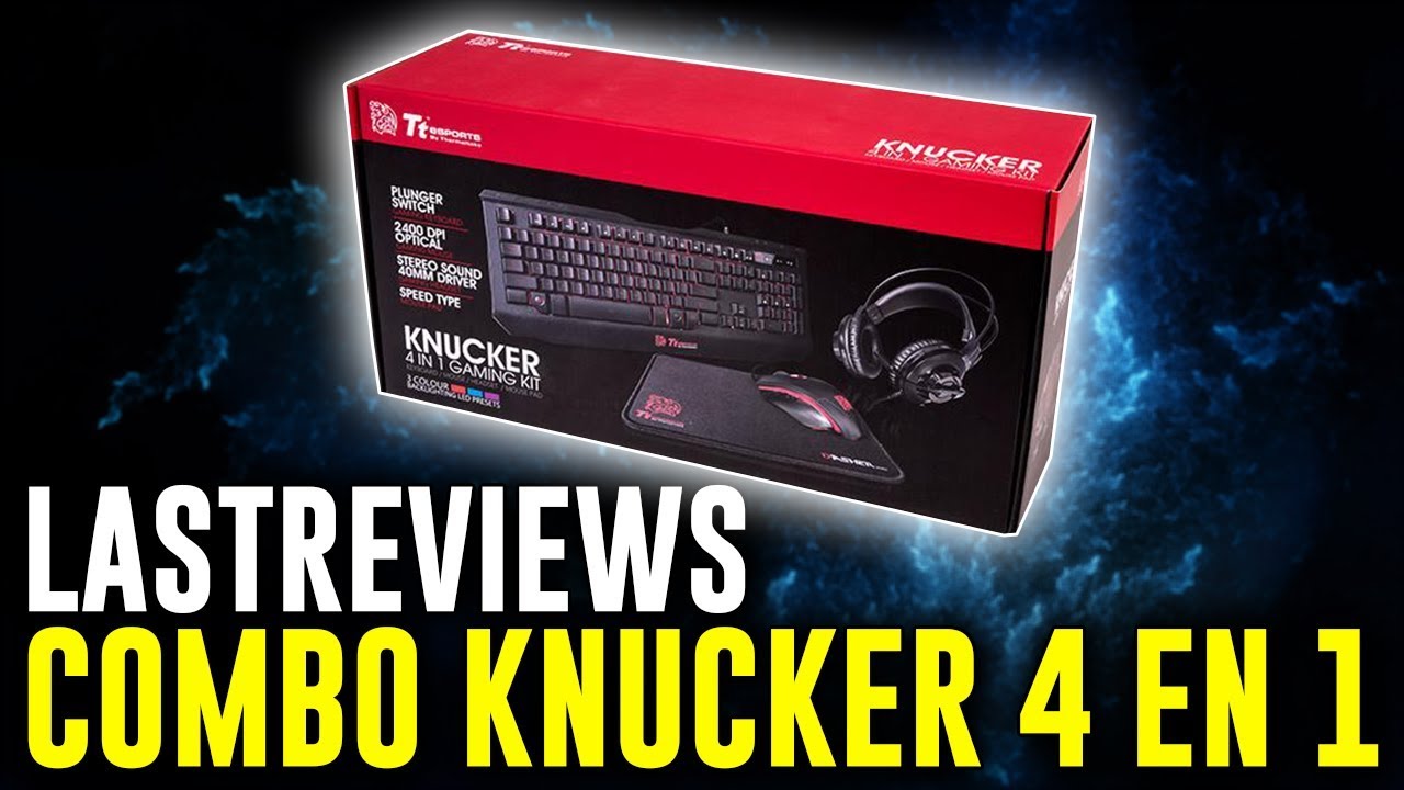 LASTREVIEWS: COMBO 4 EN 1 KNUCKER DE TTeSPORTS - MOUSE, TECLADO, PAD Y ...
