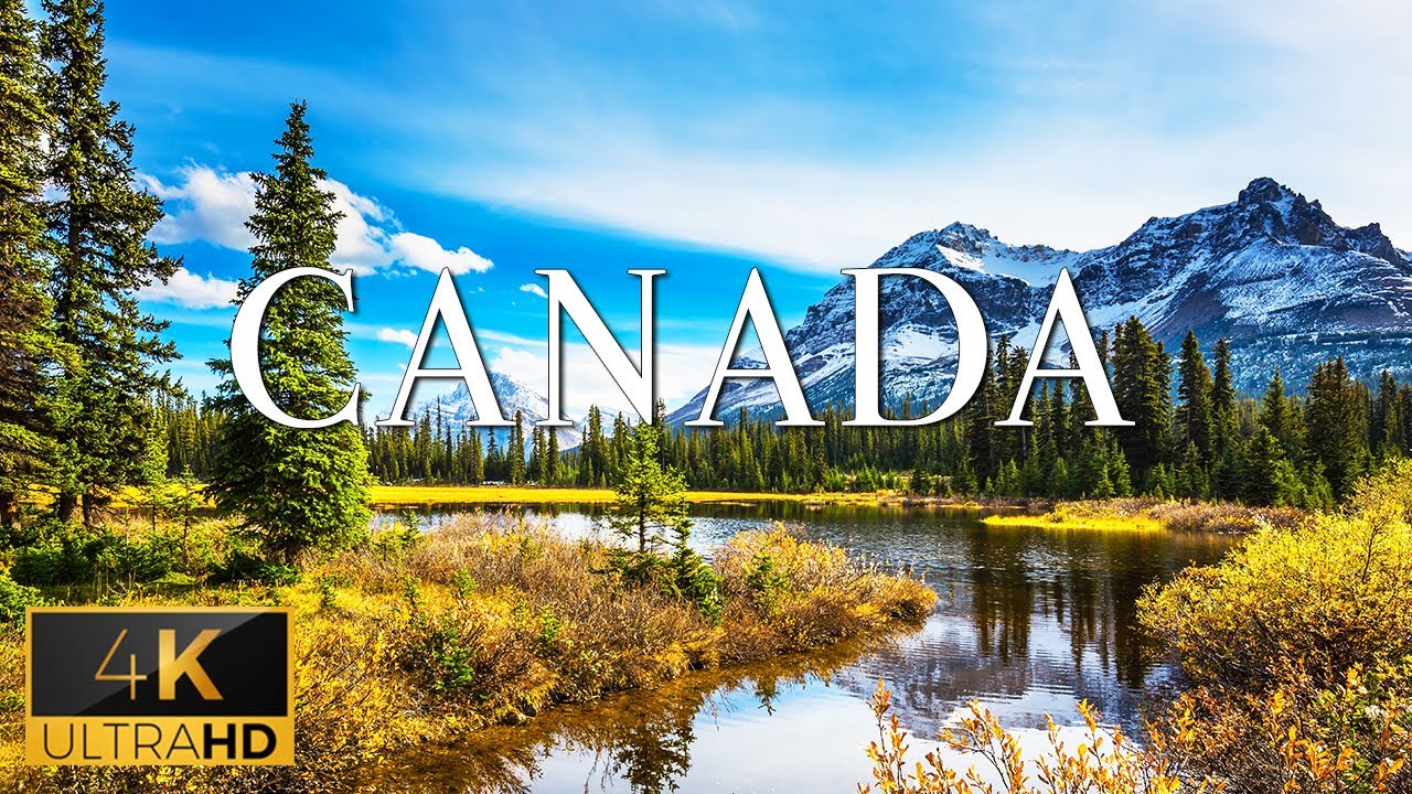 FLYING OVER CANADA (4K UHD) - Soothing Music With Scenic Relaxation ...