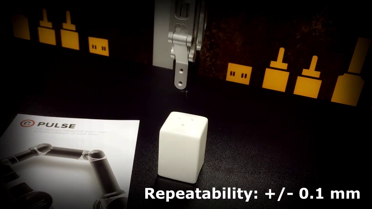 Robot Precise Insertion. Collaborative Robot Pulse - YouTube