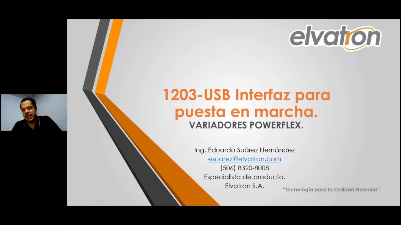 Configuración de la interfaz 1203-USB para variadores PowerFlex - YouTube