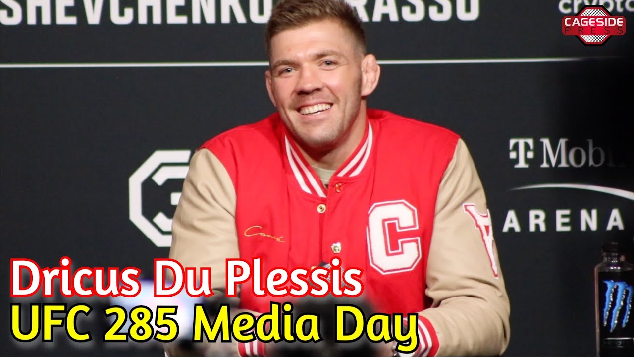 Dricus Du Plessis Talks Middleweight Title Picture, Being the One to ...