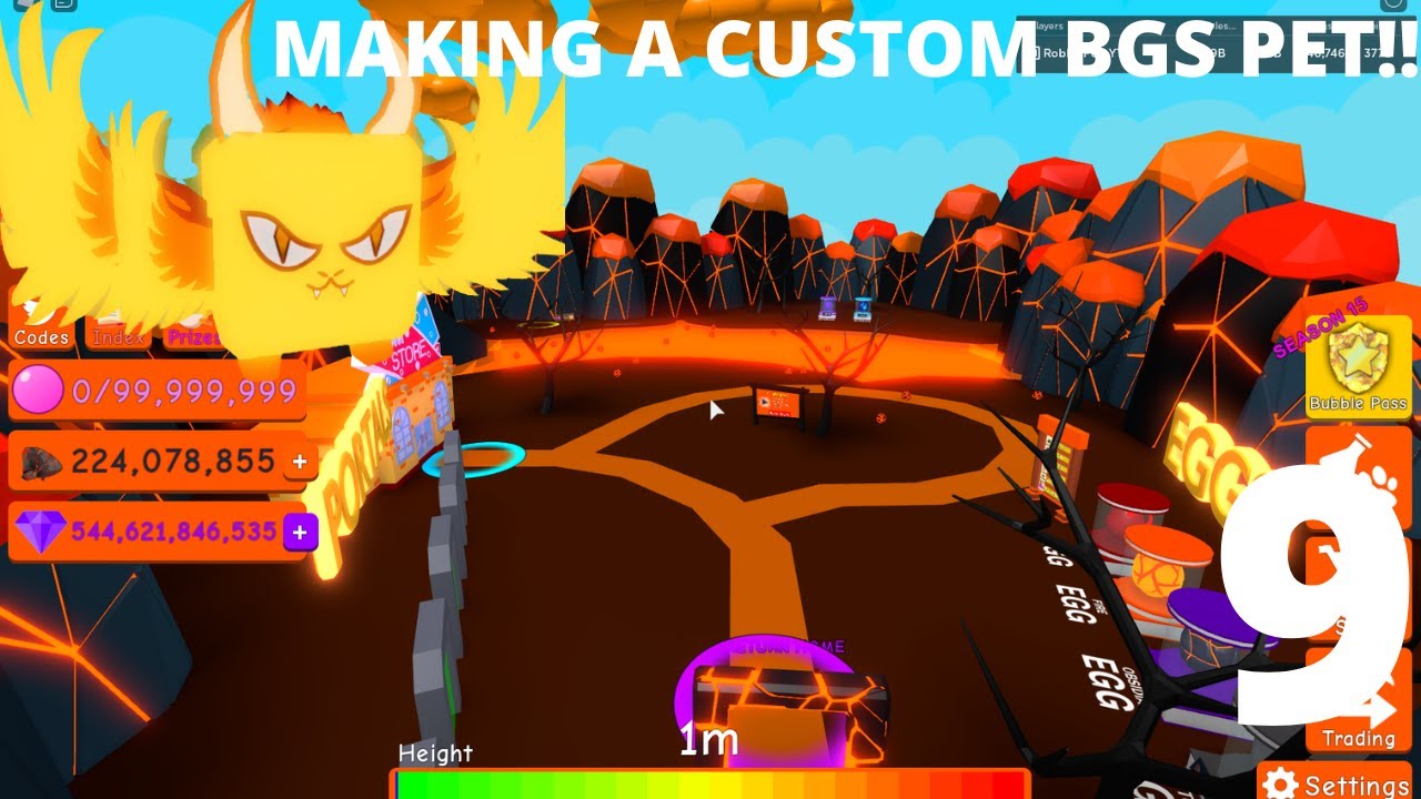 Making A Custom BGS Pet 9!! | Bubble Gum Simulator | Roblox - YouTube
