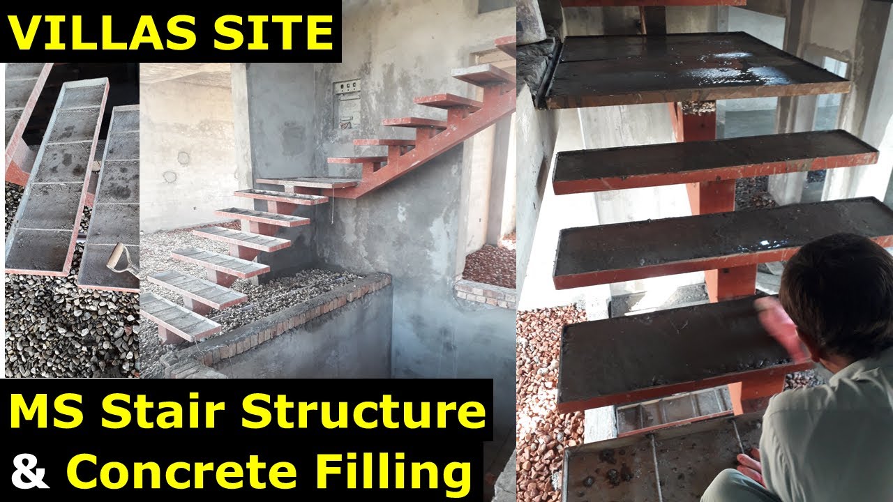 Duplex house stairs / MS Staircase design ideas /Floating stairs ...