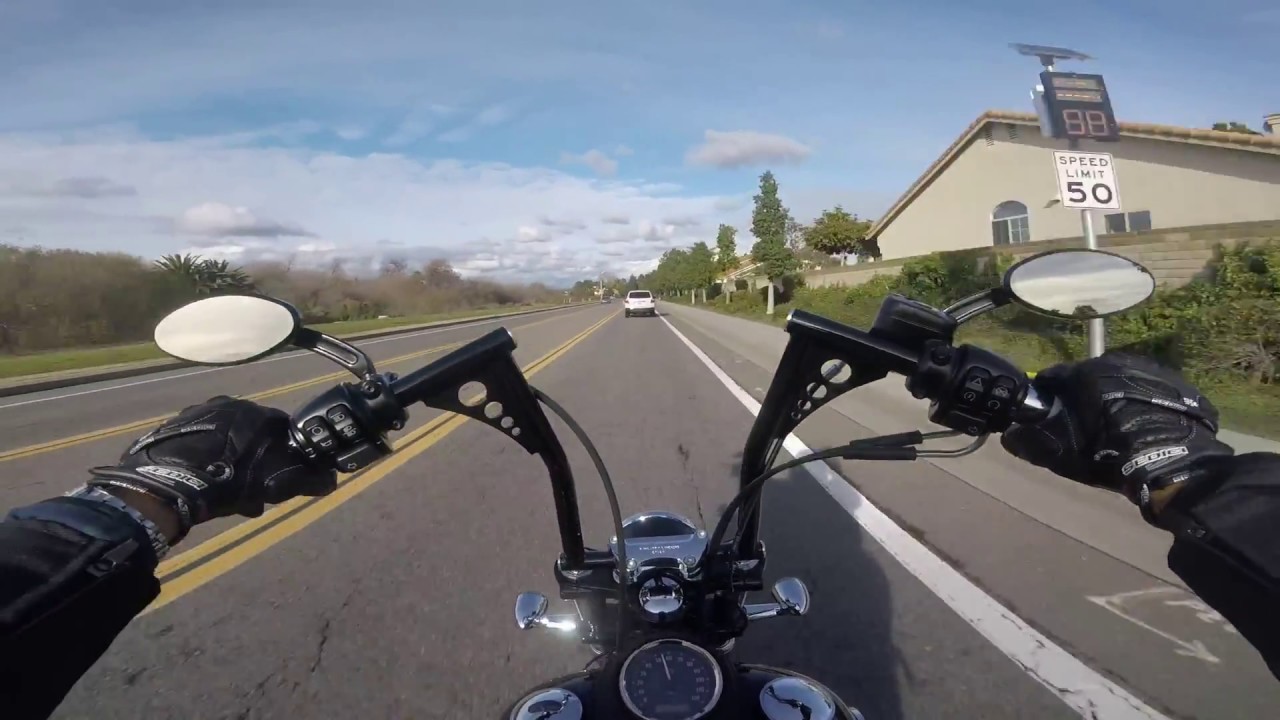 2016 Harley Street Bob - Freeway Ride - YouTube