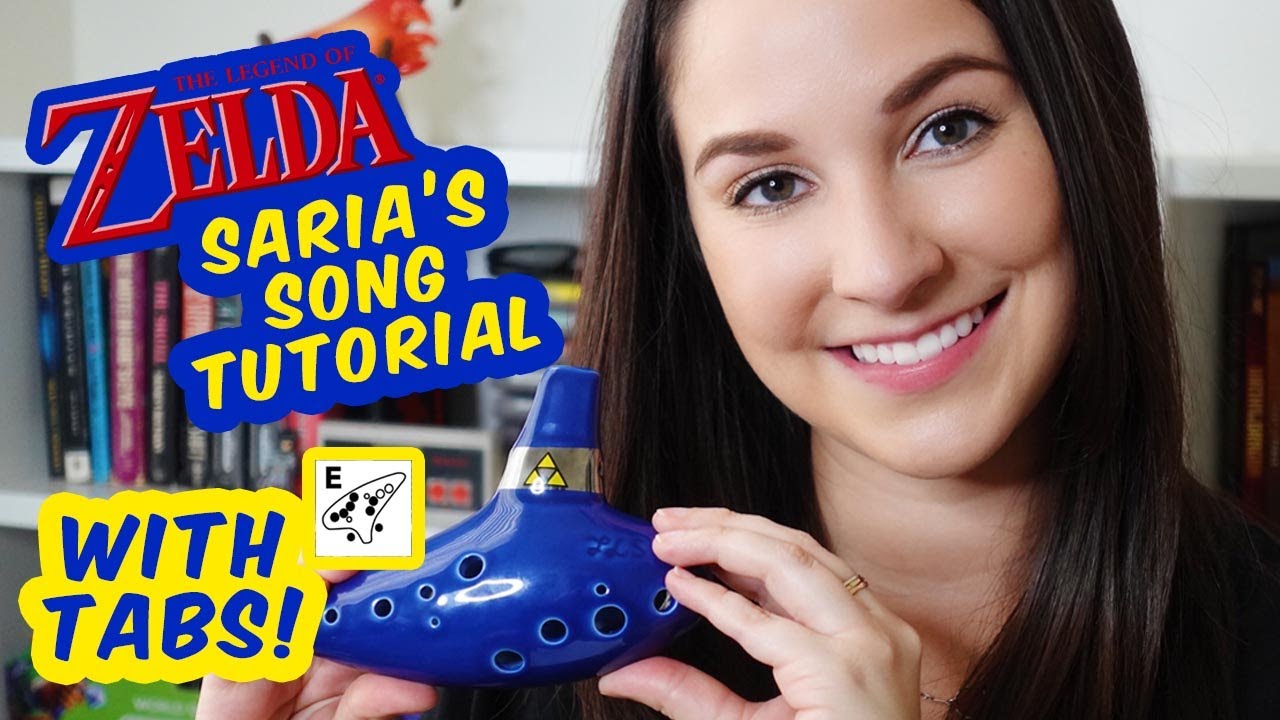 Zelda: Saria's Song (The Lost Woods) Ocarina Tutorial | With Tabs - YouTube