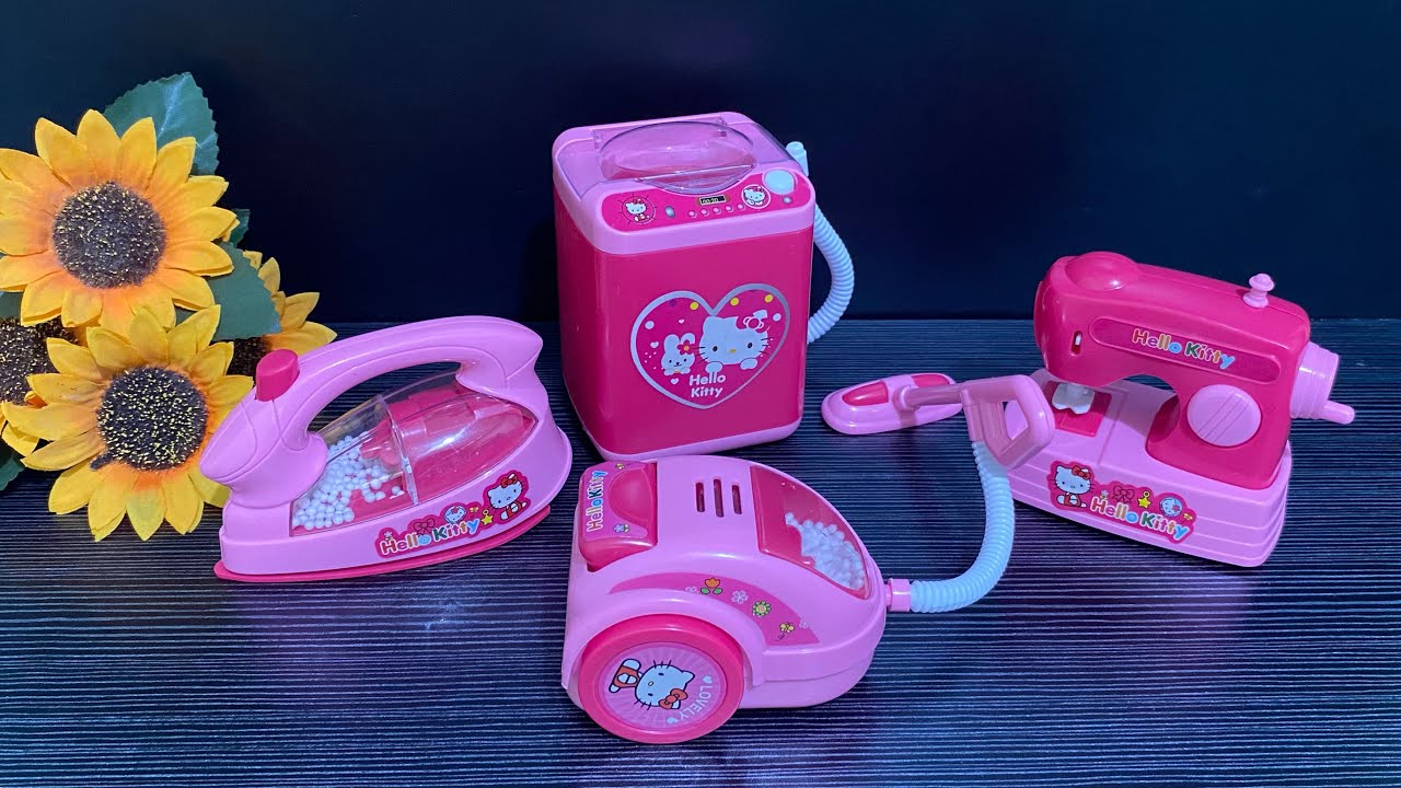 8 MINUTES SATISFYING WITH UNBOXING HELLO KITTY HOUSEHOLD APPLIANCES TOY ...