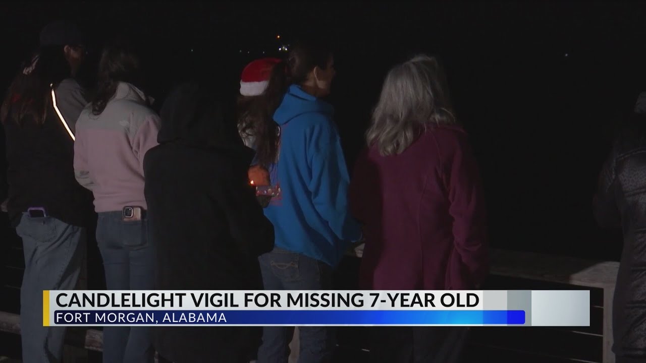 Fort Morgan community holds candlelight vigil for 7-year-old Hunter ...
