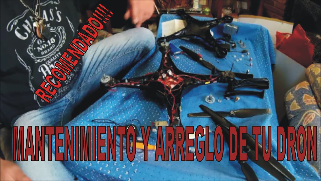 Mantenimiento y arreglo de tu dron, cambio de motores/engranajes ...