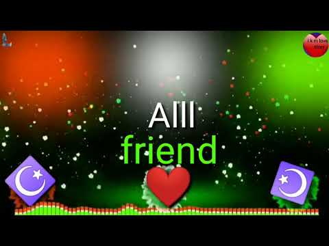 WhatsApp status video Eid Mubarak ❤️☪️ ismail houqe