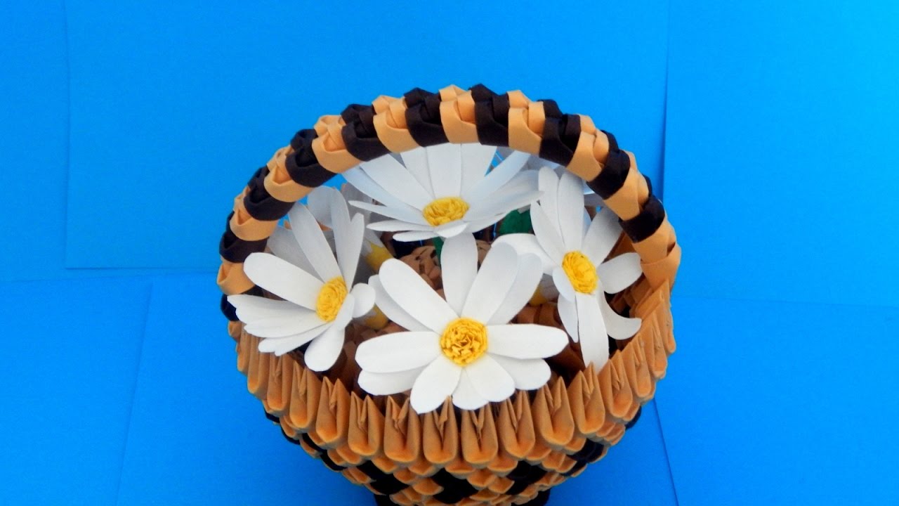 Paper Daisy tutorial (daisy flower DIY paper crafts) - YouTube