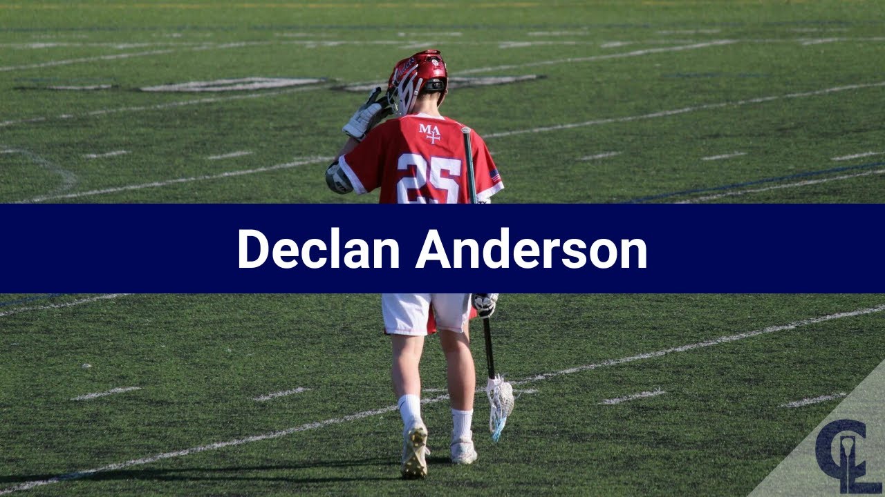 Declan Anderson Lacrosse Highlights | IL 2024 | Def, LSM - YouTube