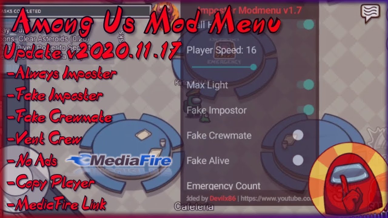 How to download among us mod menu? - YouTube