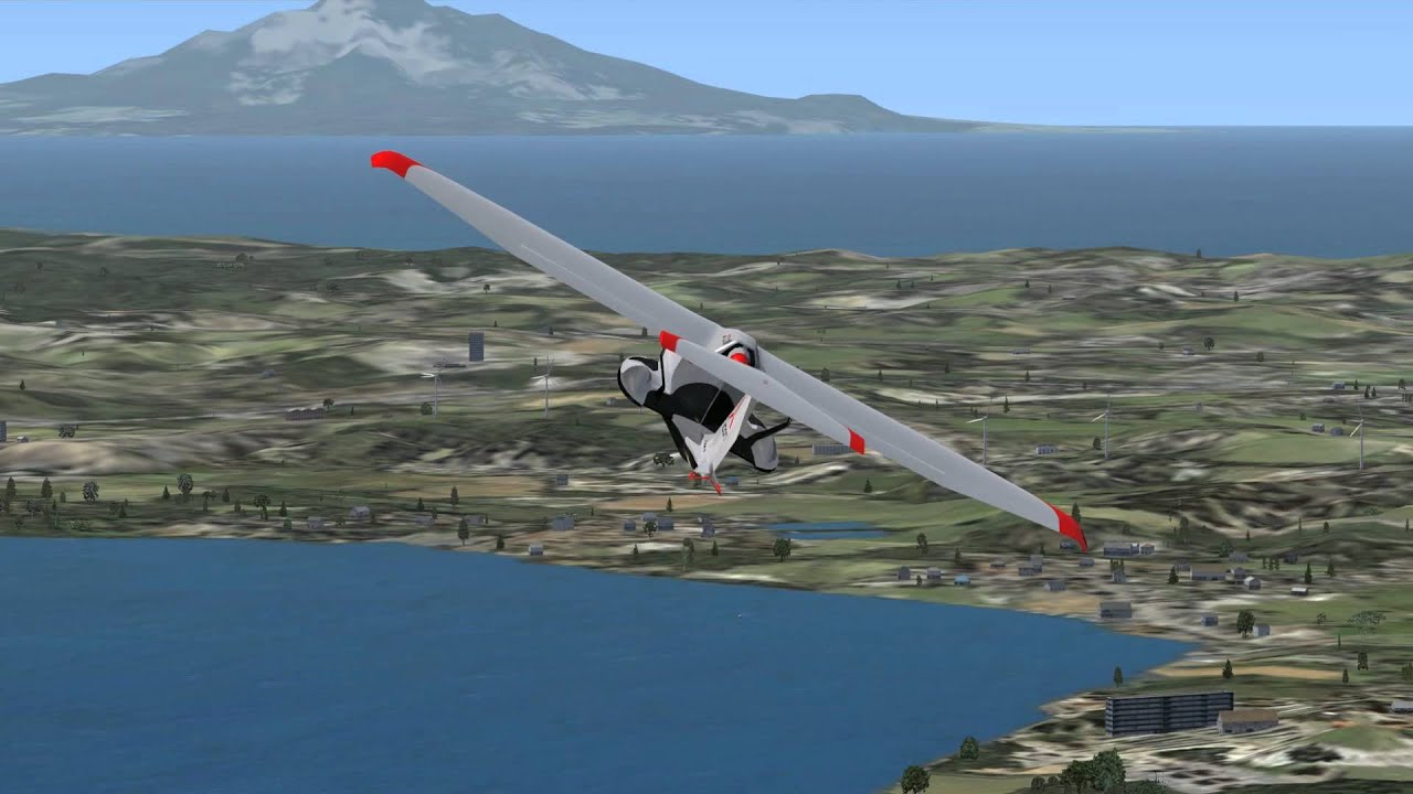 FSX icon5 wind farm & Wakkanai Airport - YouTube