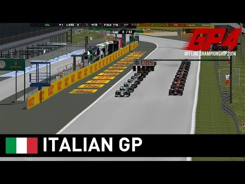 GP4 Offline Championship Season 2014:Round 13:Italian GP Highlights