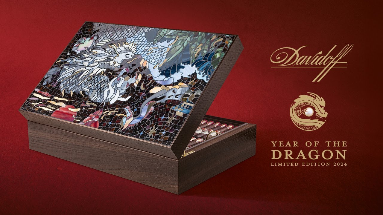 DAVIDOFF Year Of The Dragon Masterpiece Humidor 2024 - YouTube