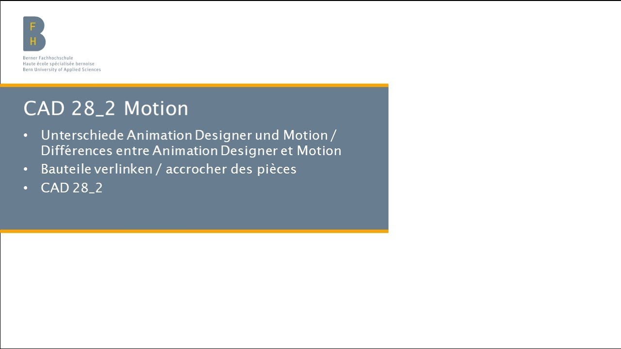28_2 CAD NX Motion D/F - YouTube