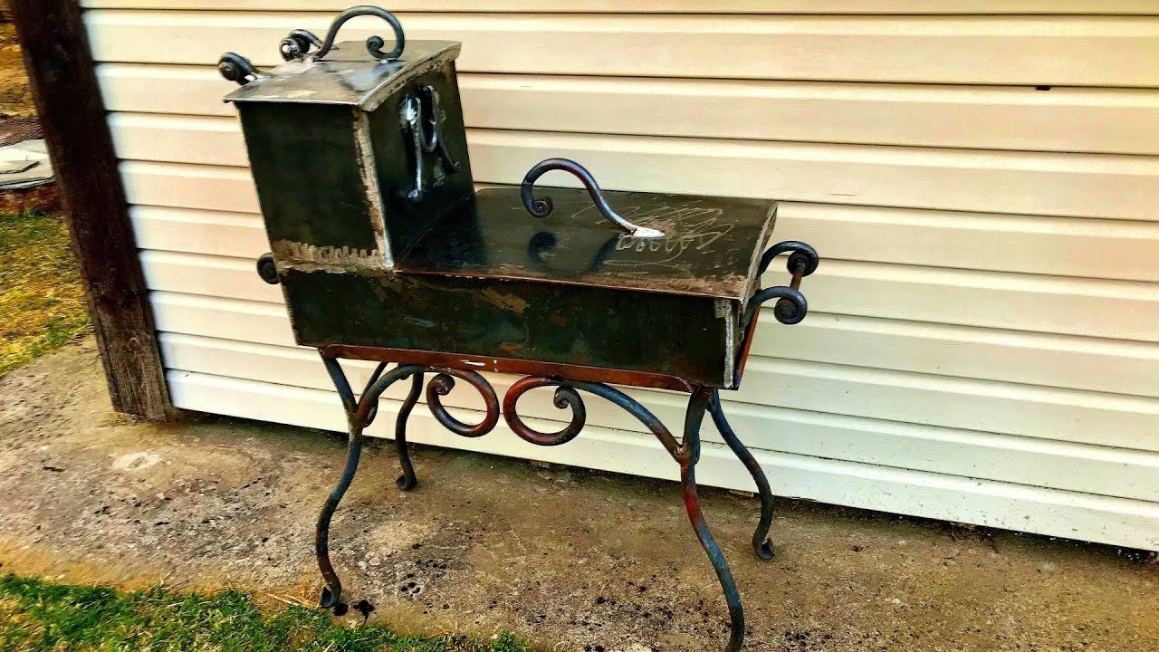 Forged brazier "Maxim": welding, artistic forging, as he did with his ...