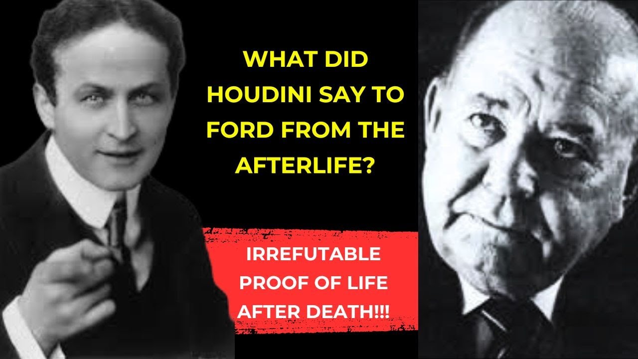 The message Houdini gave his wife from the afterlife through medium ...