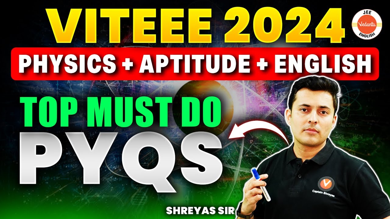 VITEEE 2024 Physics, Aptitude & English | Most expected questions & Top ...