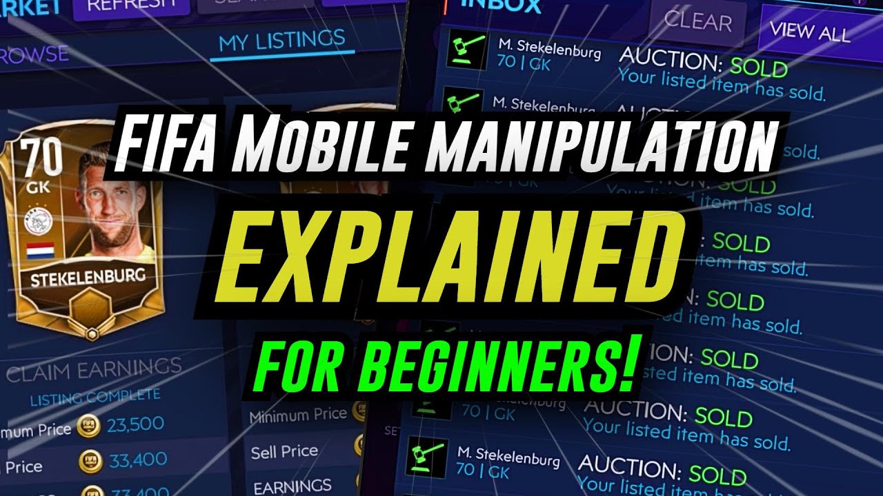 FIFA Mobile Market MANIPULATION EXPLAINED For Beginners! | How To ...