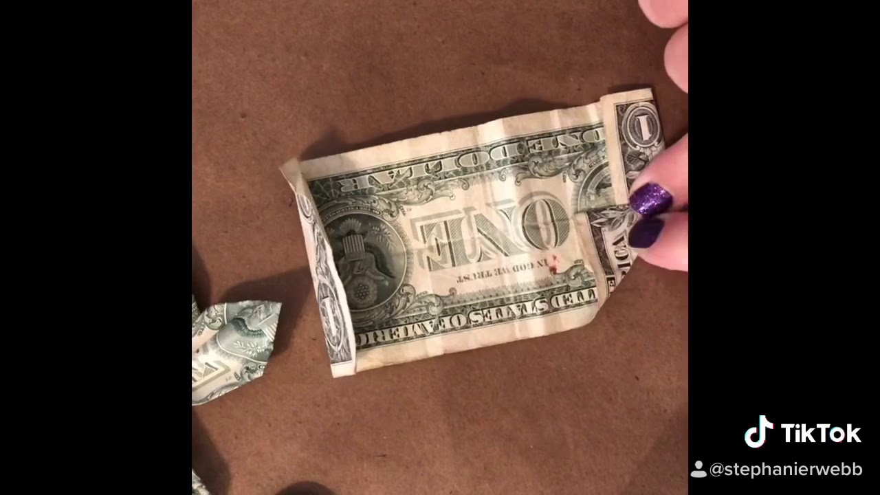 How to make a money flower - YouTube