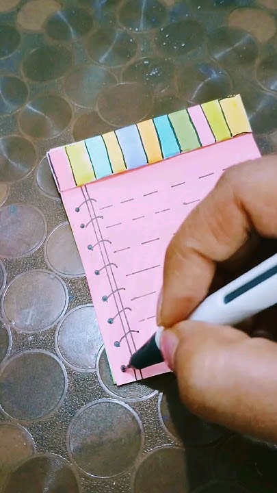 Make your own sticky notes #shorts #art #craft #creative #drawing - YouTube