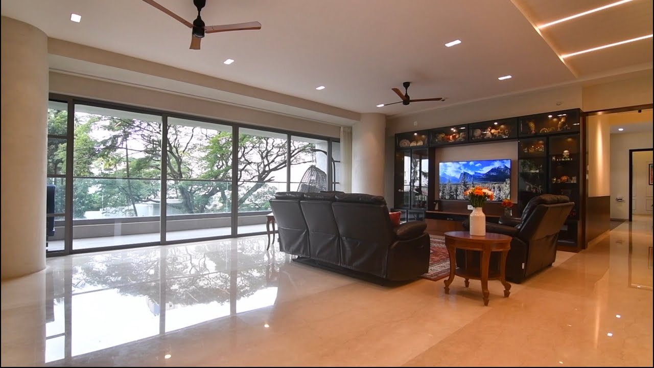 Vast & spacious luxury apartment by Abode & beyond interiors ...