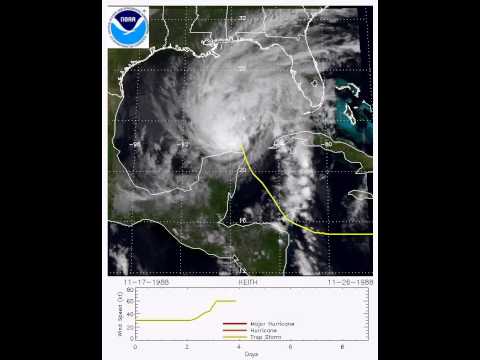Hurricane Keith (1988) - YouTube