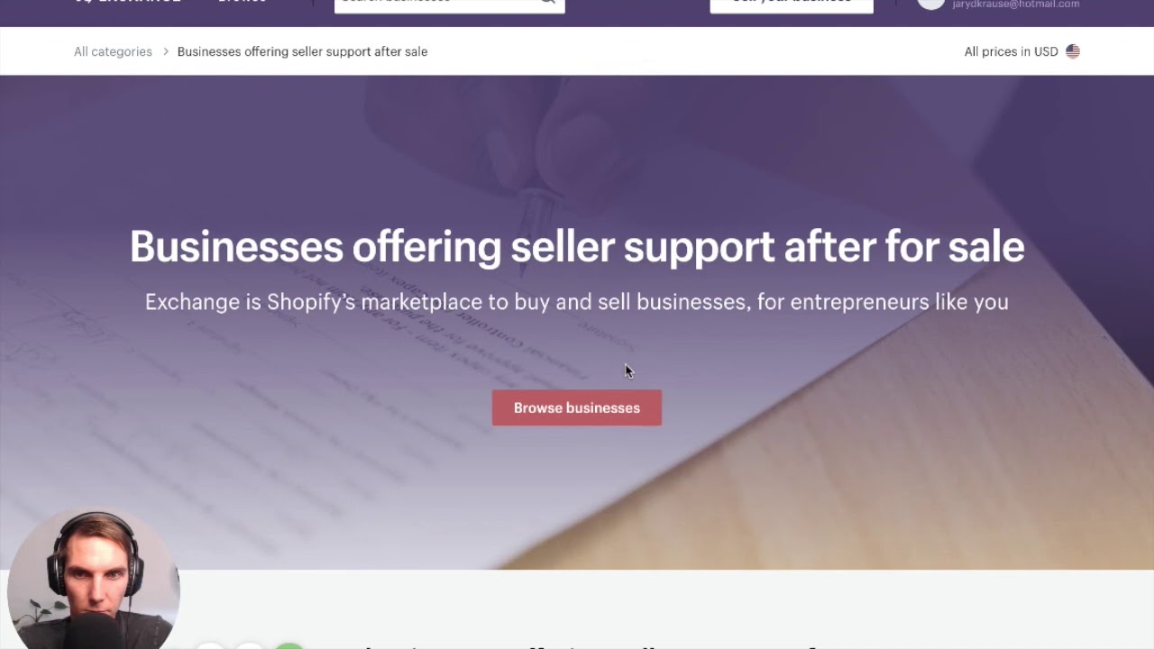 How To Buy Websites Making Passive From Shopify Exchange - YouTube