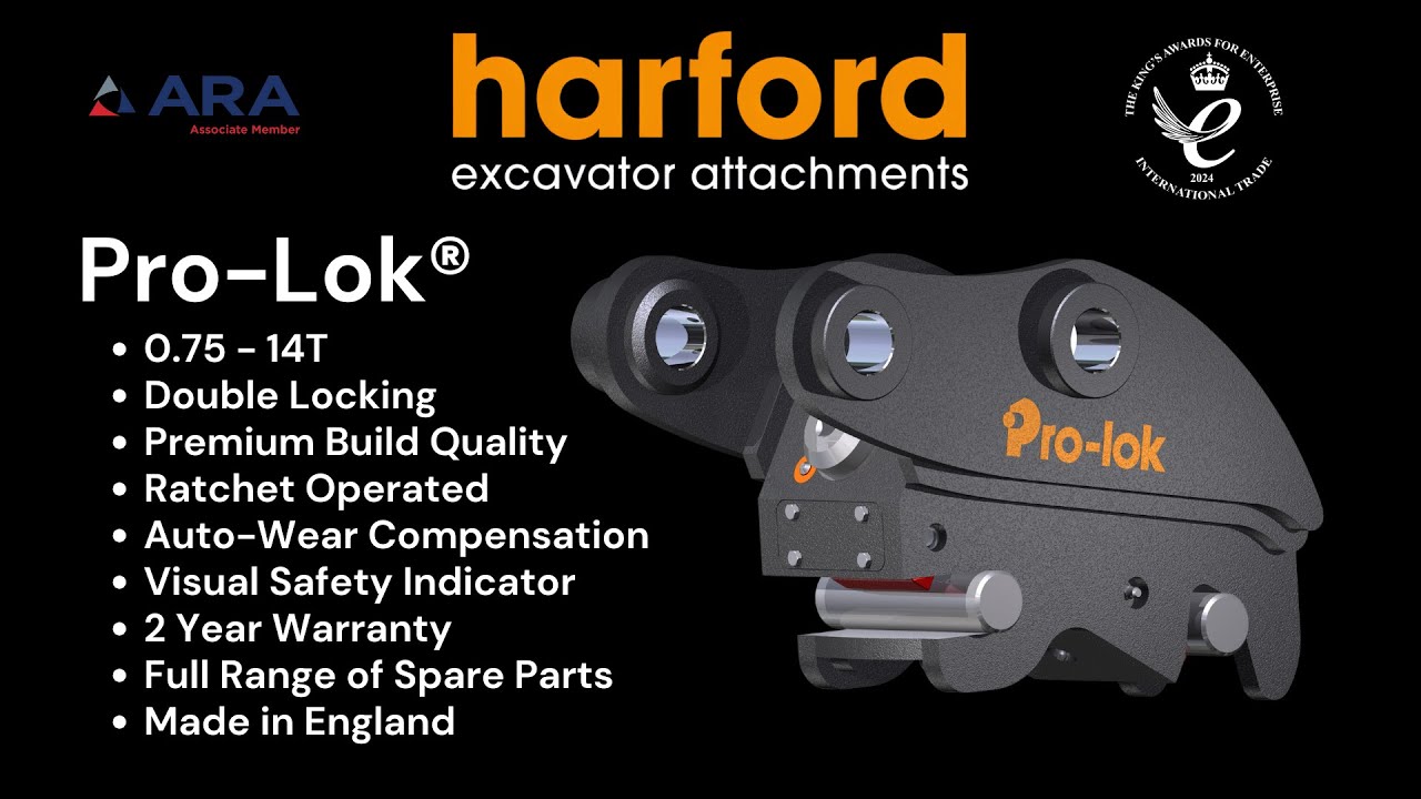 Harford Attachments - Pro-Lok® Mechanical Quick Hitch - 0.75 - 14T - YouTube