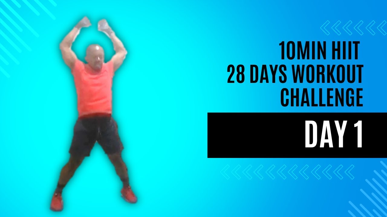 Day 1 of 10 Minutes 28 Days Workout Challenge - YouTube