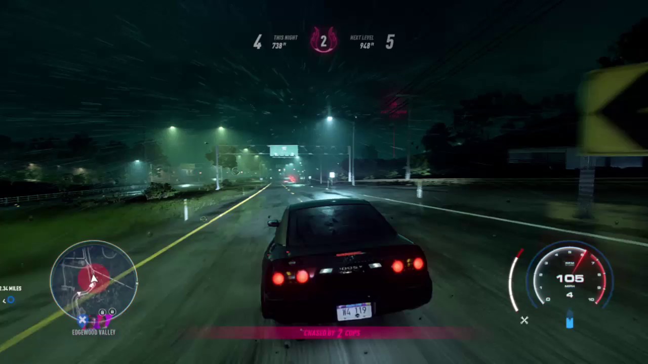 Need for Speed Heat Cop Jump Takedown - YouTube