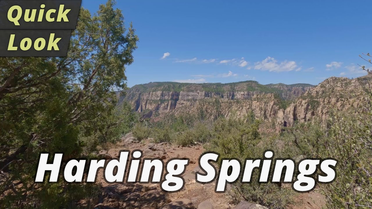 Quick Look: Harding Springs Trail Hike - Sedona, Arizona - YouTube