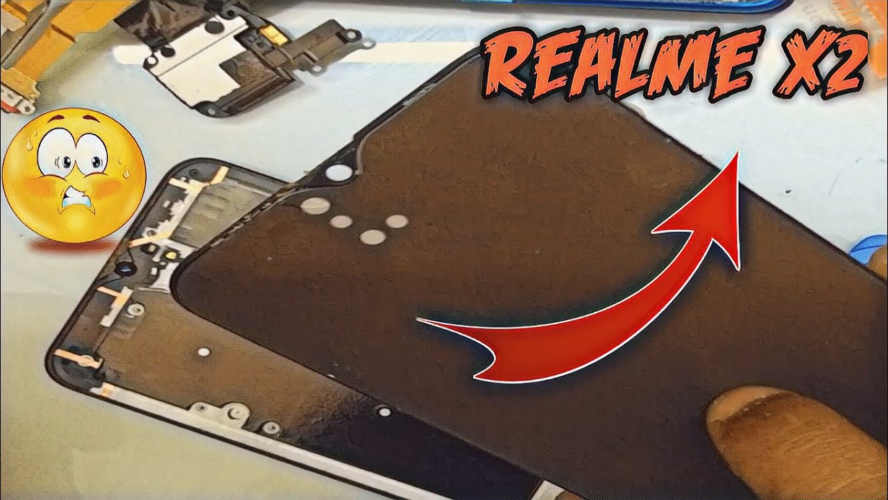 Realme X2 Screen Display Replacement // very easy way - YouTube